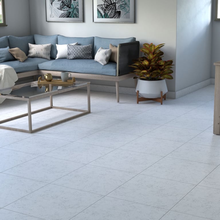 Piso Cerámico Malandi Blanco 50x50cm Caja 2.25 m2 Euroceramica ...