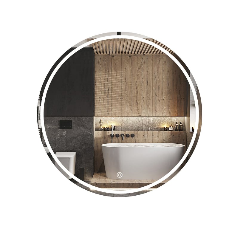 Espejo Decorativo Redondo Con Luz Led Disco D60 LIENXO | falabella.com