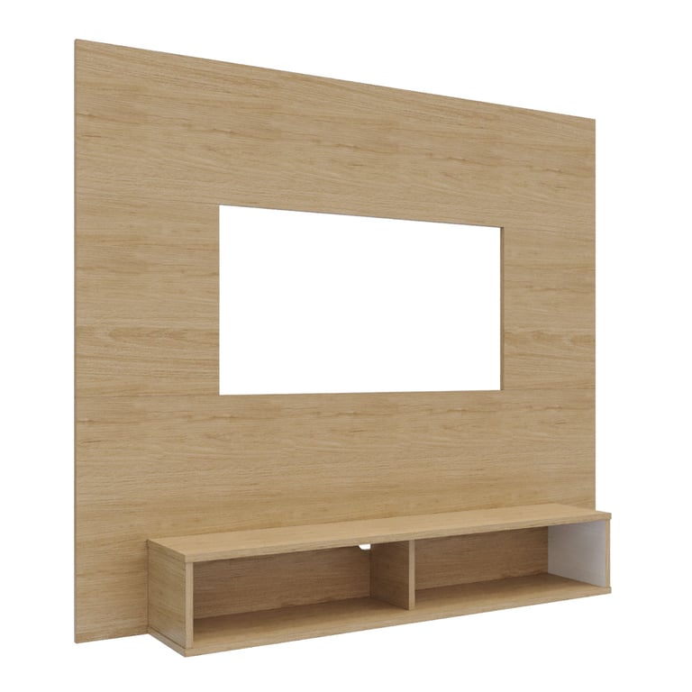 Panel Para Tv Oslo 118x135x22.4cm Rovere JUST HOME COLLECTION ...