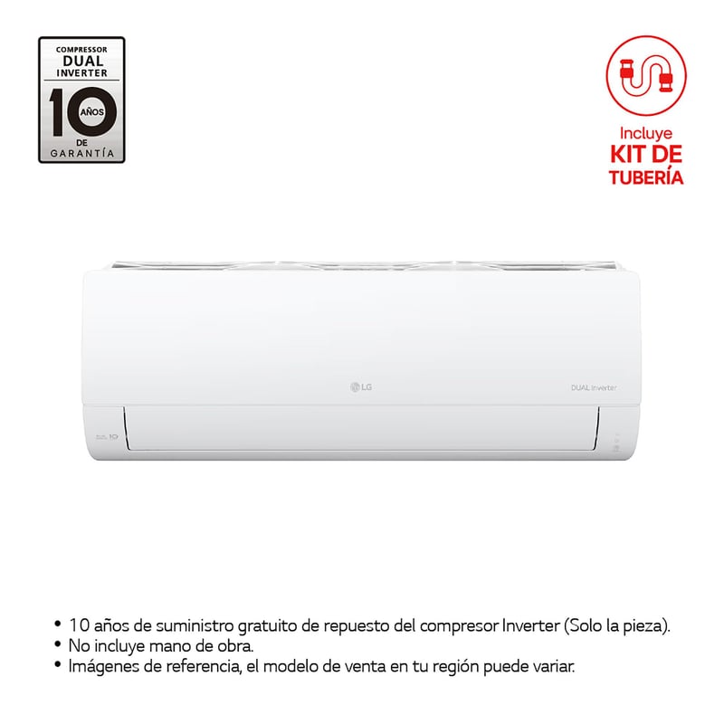 Aire Acondicionado Mini Split Dual Cool Inverter 18000 BTU 220 V V18win ...