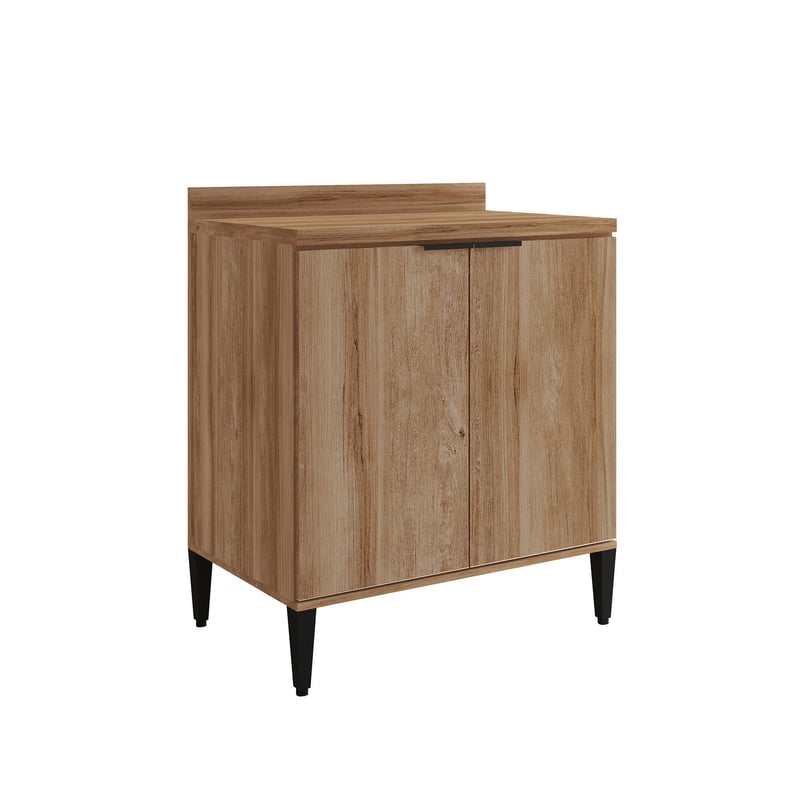 Mueble Inferior Bertolini de 80cm En Mdp Con Tapa Freijo BERTOLINI ...