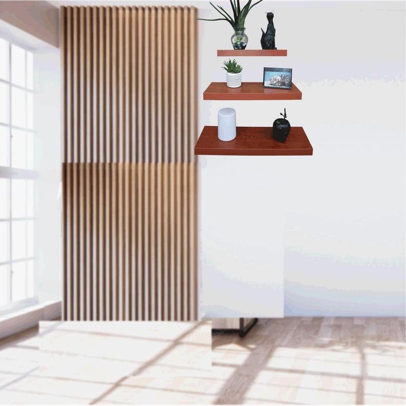 Set de Repisas Modernas en Madera Flotantes - Homecenter.com.co