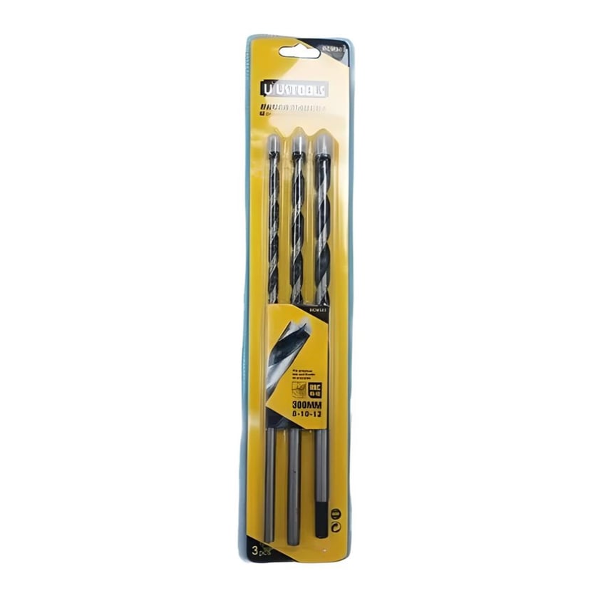 Juego de Brocas para Madera Larga de 300 mm X 3 Piezas Uyustools ...