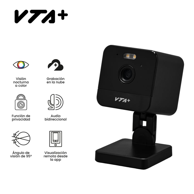 Camara Fija Wifi 2K Vision Nocturna Color Qubit 2 | falabella.com