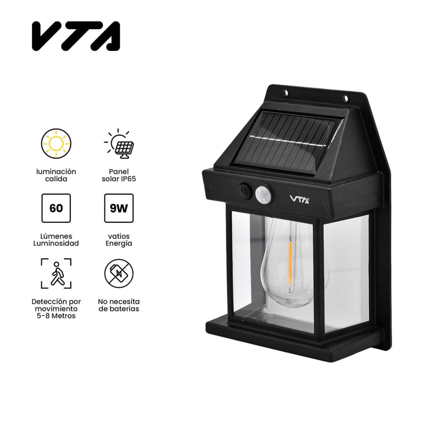 Linterna Solar Recargable 1W 20M Incluye Fotocelda - Homecenter.com.co