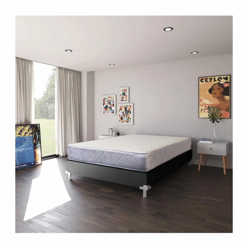 Combo Base Cama + Colchón doble 140X190 - Homecenter.com.co