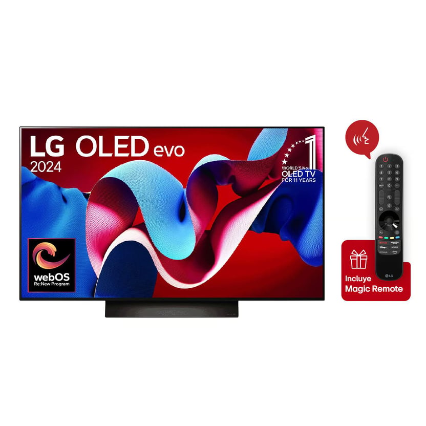 Tv Lg 48" Pulgadas 122 cm Oled48c4 4k-uhd Oled Smart Tv - Homecenter.com.co