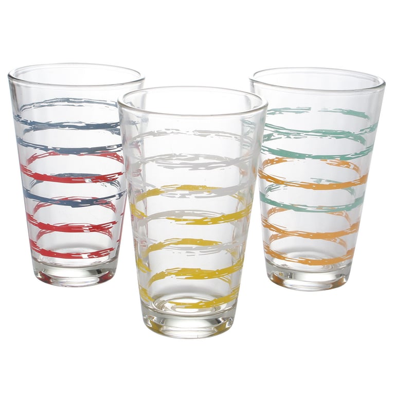 Vaso Vidrio 312 Ml Diseños Surtidos CASA BONITA | falabella.com