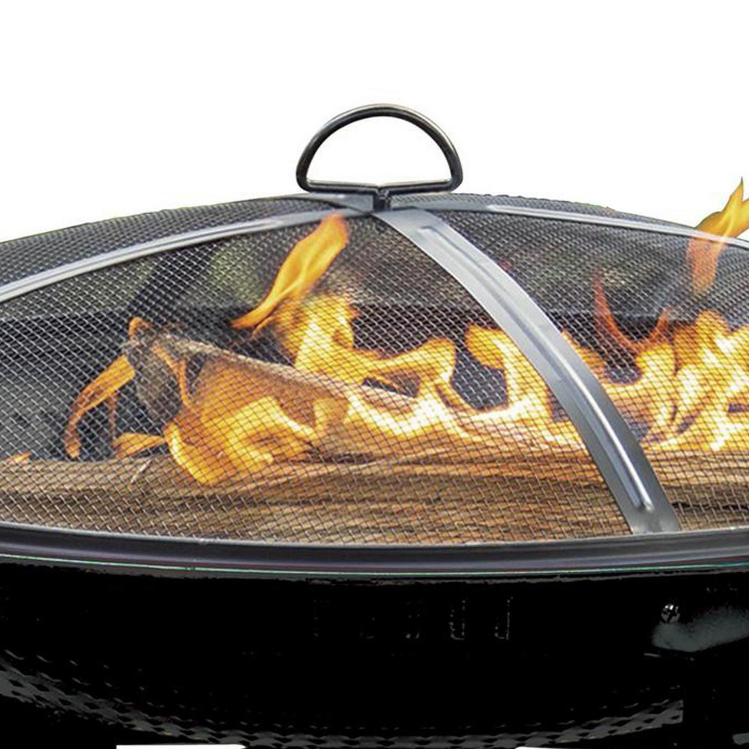 Brasero Circular Acero con Tapa Diámetro 77cm - Homecenter.com.co