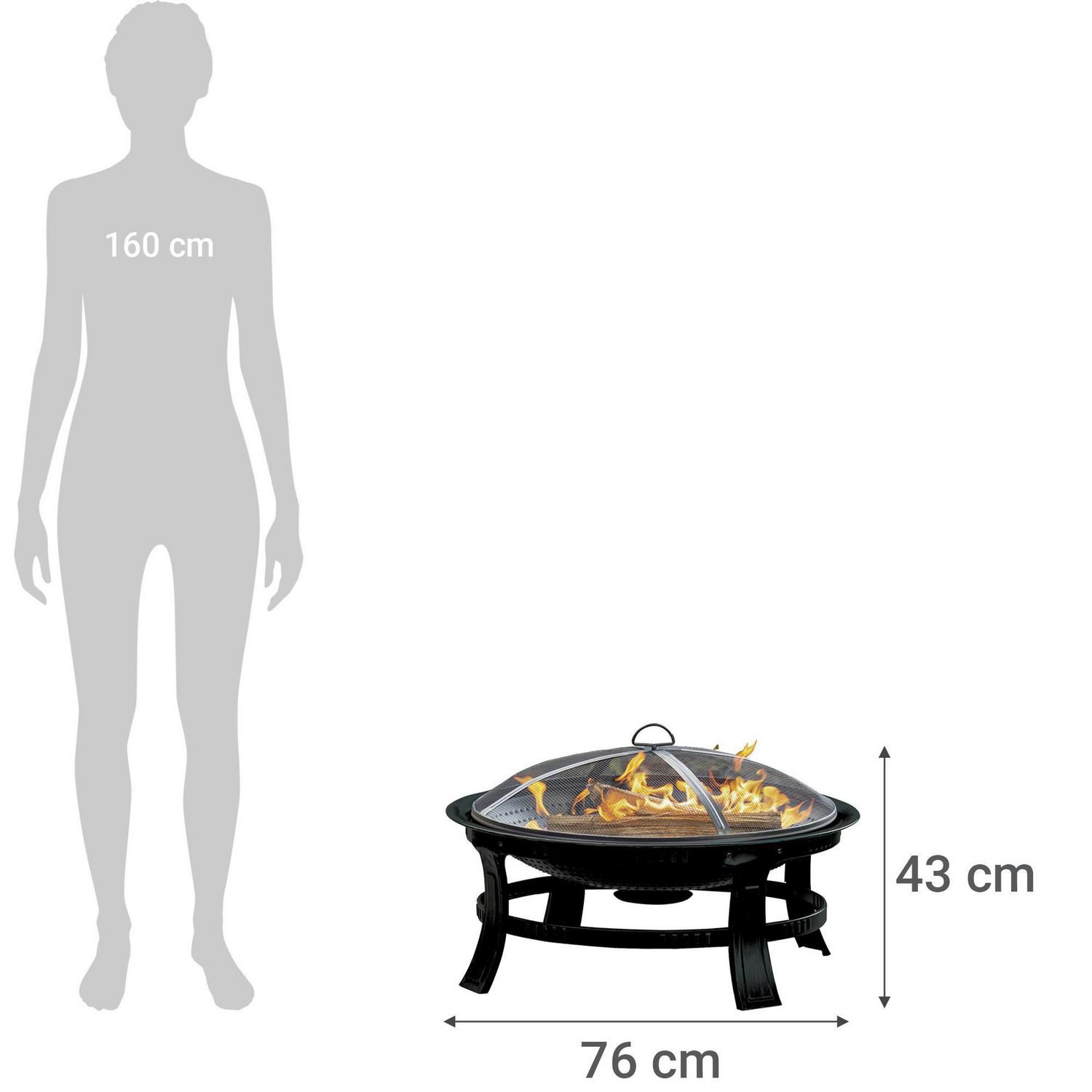Brasero Circular Acero con Tapa Diámetro 77cm - Homecenter.com.co
