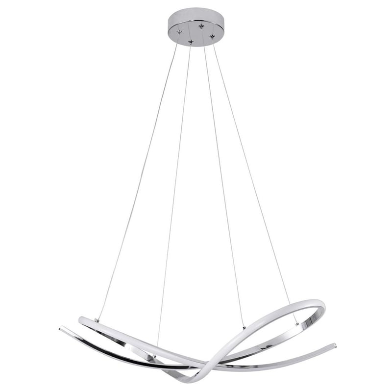 Lampara Colgante Led Geometric Cromado JUST HOME COLLECTION | falabella.com