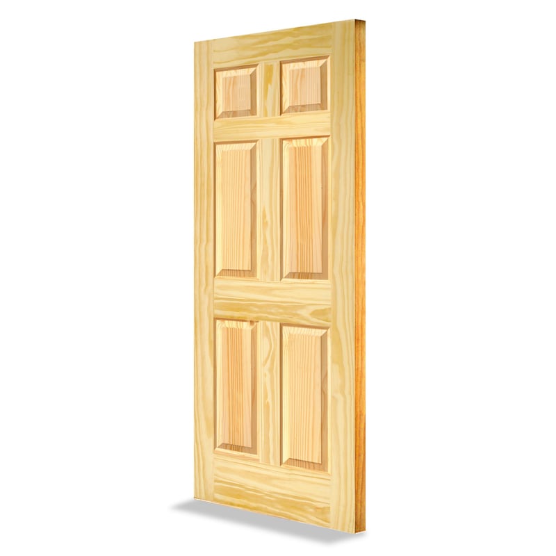 Puerta Pino 6 Paneles 66x203cm HOLZTEK | falabella.com