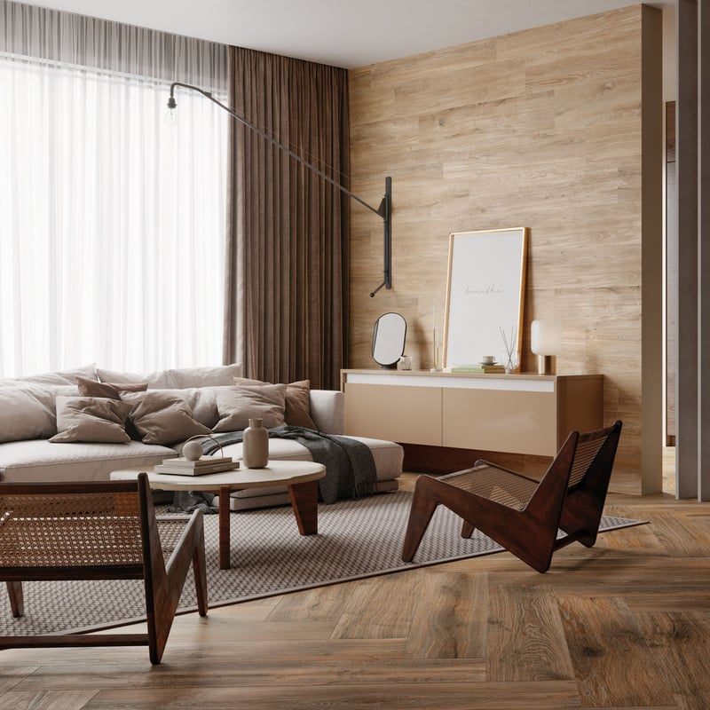 Piso Porcelanico Maui Honey 23x120 cm Caja 1.68 m2 HALCON | falabella.com