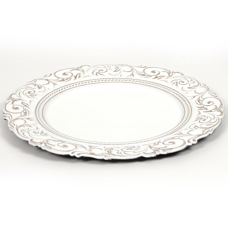 Base Plato Navideña Blanco Arcaica 33 cm DEAR SANTA | falabella.com