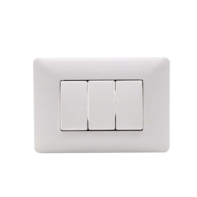 Interruptor Triple Conmutable Lynx Blanco HALUX | falabella.com