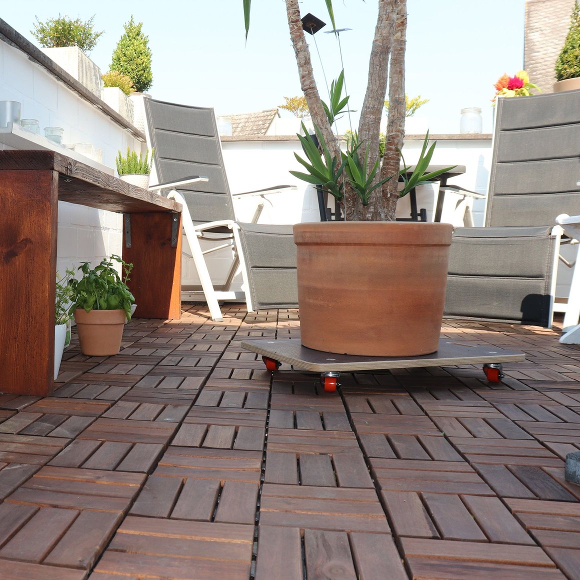 Rodachinas Giratorias C/Freno Pu 100 Kg Fixser - Homecenter.com.co