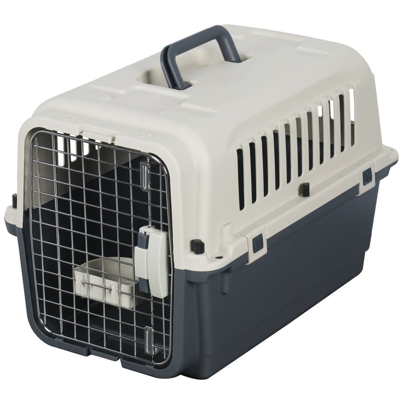 Guacal Para Mascotas Plastico 50x33.3x33cm Mediano Crema - Homecenter ...