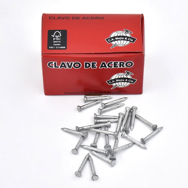 Clavo Acero Estriado Vertical 1 500g GENERICO | falabella.com