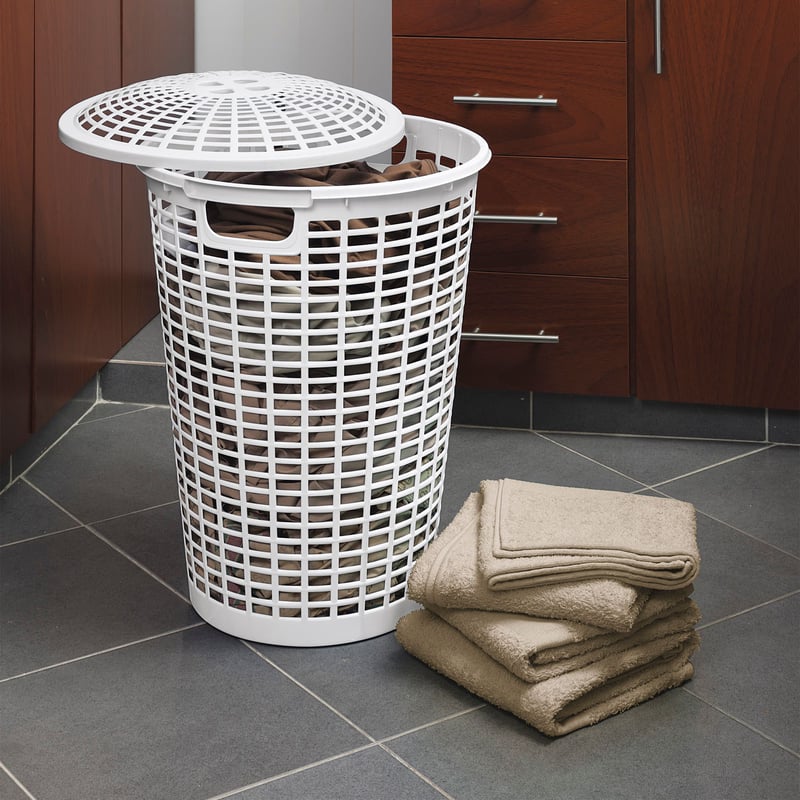 Canasta Para Ropa Redonda Blanca RIMAX | falabella.com