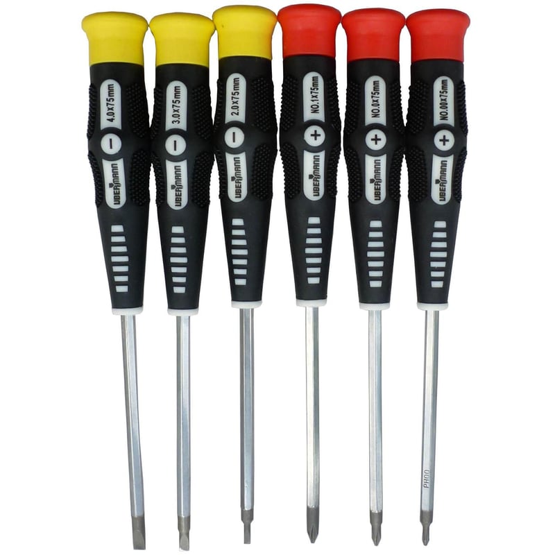 Juego Destornilladores de Precisión 6 Piezas Ubermann UBERMANN | falabella.com