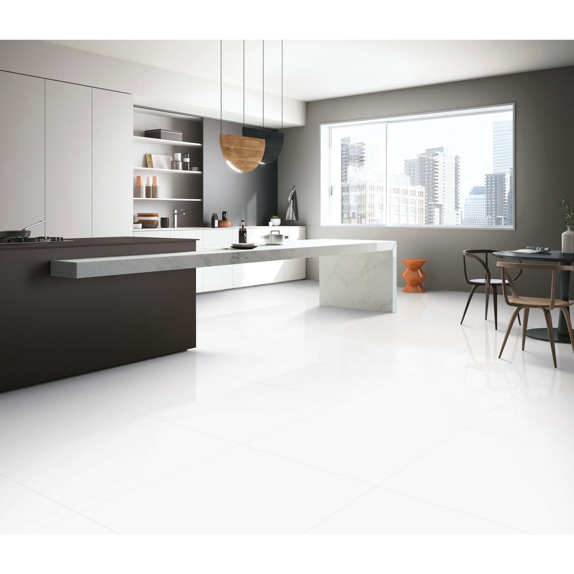 Piso Porcelanato Blanco 60X60 cm - Sodimac.com.mx