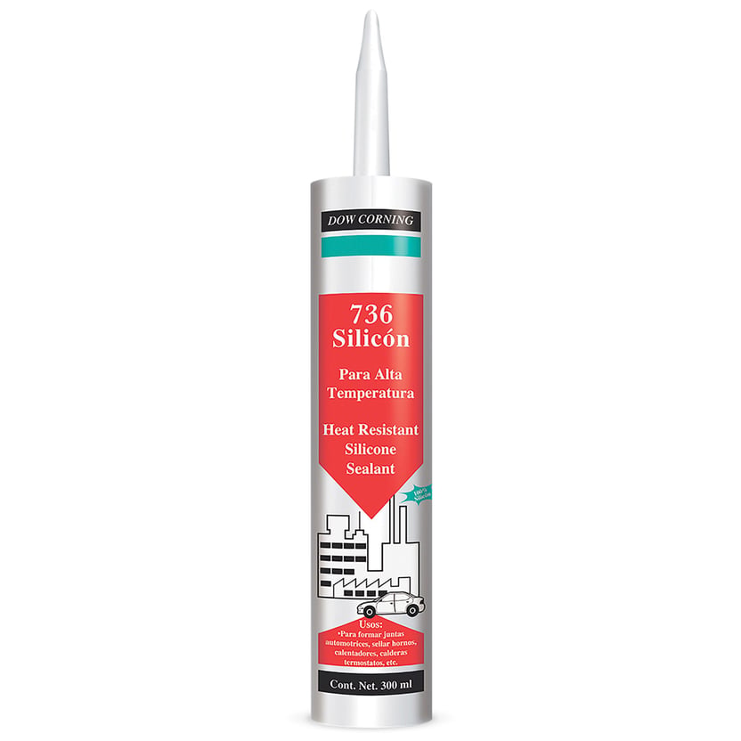 Dow Silicón para Alta Temperatura Rojo 300 ml - Sodimac.com.mx