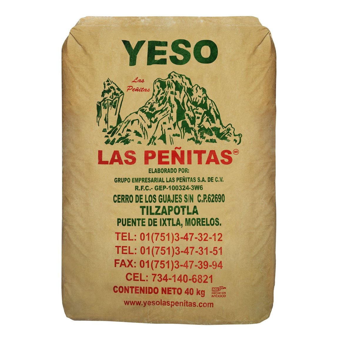 Bulto de Yeso de 40 kg - Sodimac.com.mx