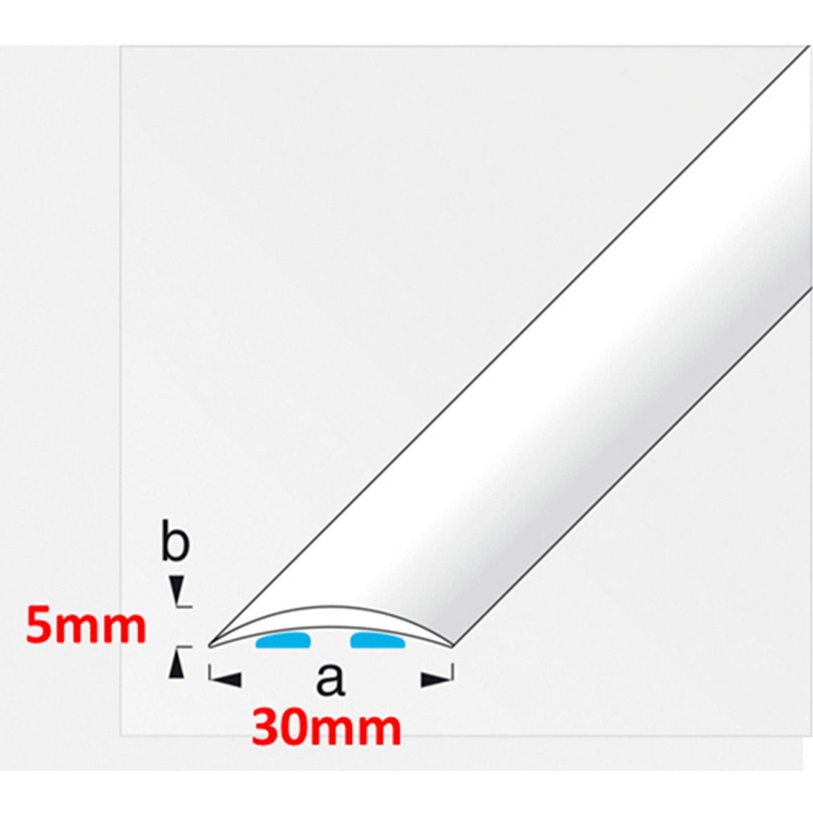 Perfil de Transición Aluminio Autoadherible - Sodimac.com.mx