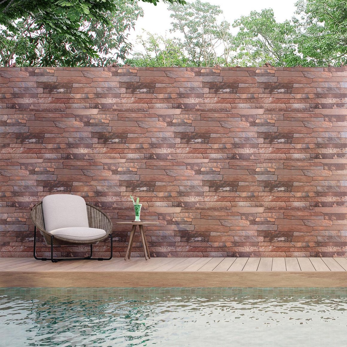 Muro Cerámico Monaco Beige 30X60 1.62 m2 - Sodimac.com.mx