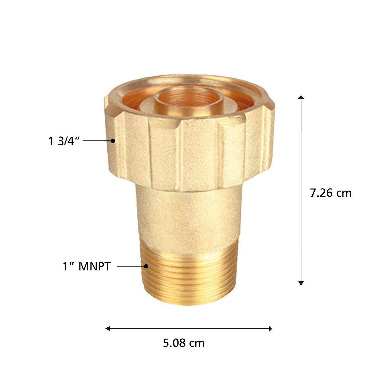 Acoplador 1-3/4" ACME x 3/4" MNPT - Sodimac.com.mx