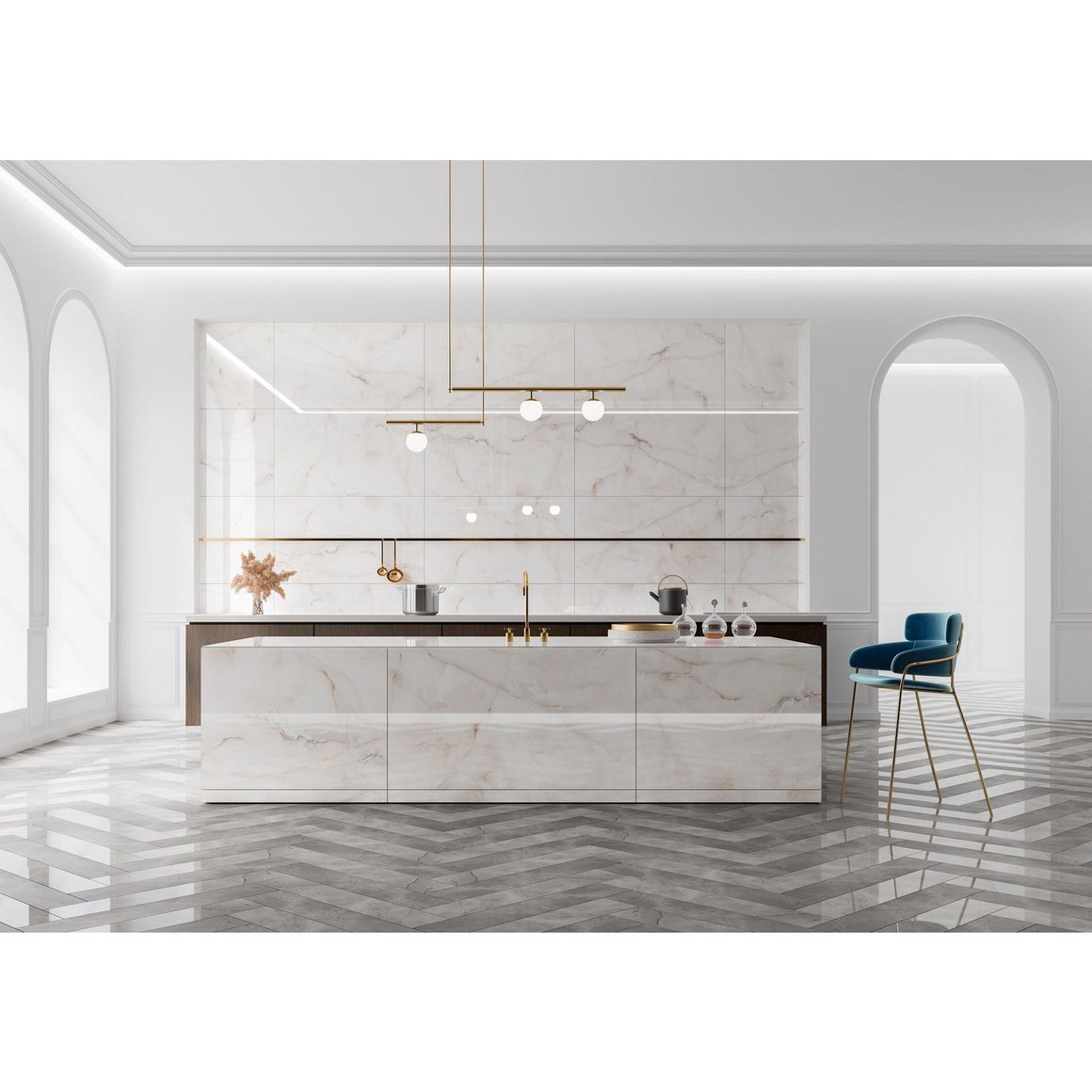 Piso Porcelanato 60x120 cm Perla Onix - Sodimac.com.mx