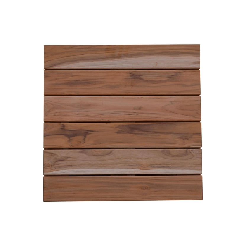 Deck Tile Teca Natural 60x60cm - Sodimac.com.mx