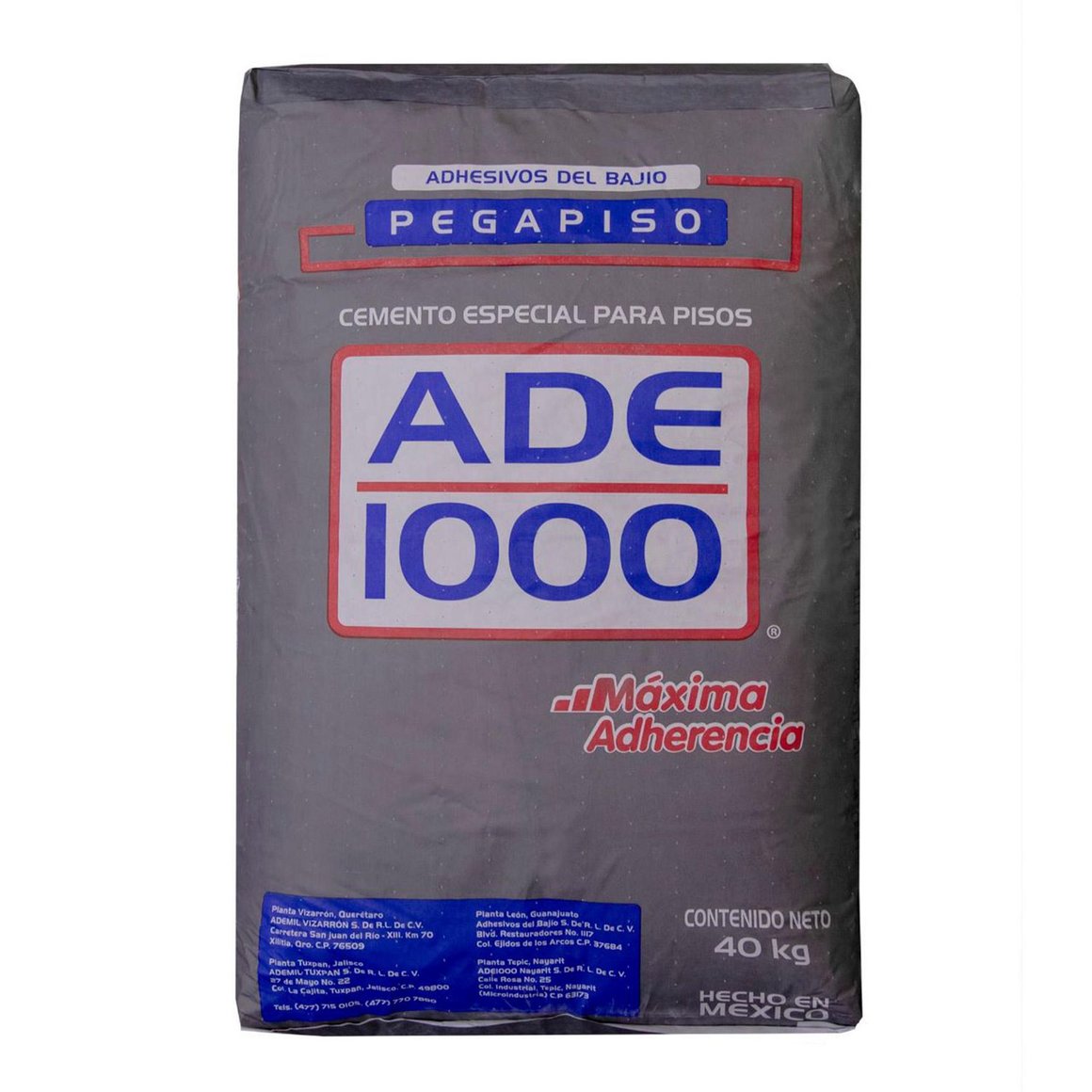 Pegapiso Gris ADE1000 40 Kg - Sodimac.com.mx
