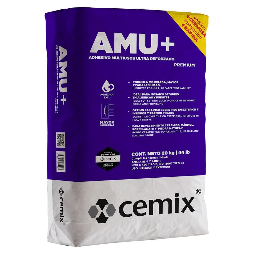 Amu Cemix 20 Kg - Sodimac.com.mx