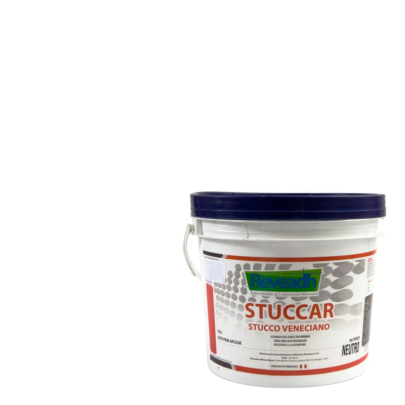 Estucado brillante Stuccar Blanco 4L | Sodimac Perú