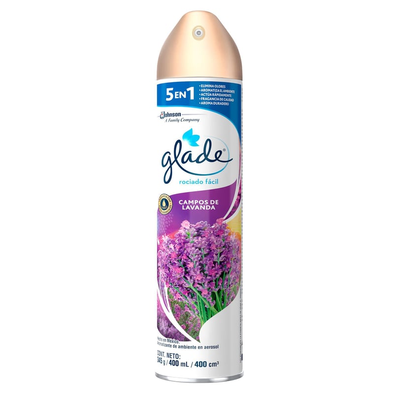 Ambientador Glade En Spray Campos De Lavanda 400Ml | Sodimac Falabella