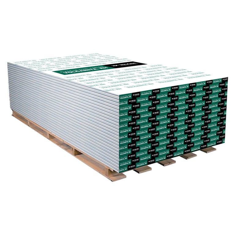 Placa de Drywall Volcanita Rh 1/2" 1.22mx2.44m | Sodimac Falabella