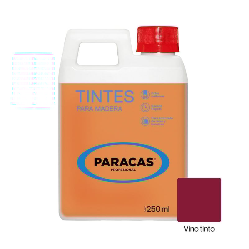 Tinte para madera vino tinto 250ml | Sodimac Falabella