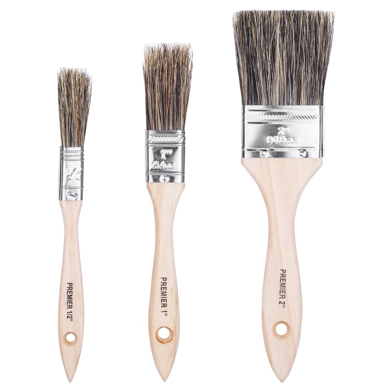 Set de 3 Brochas Premier | Sodimac Perú