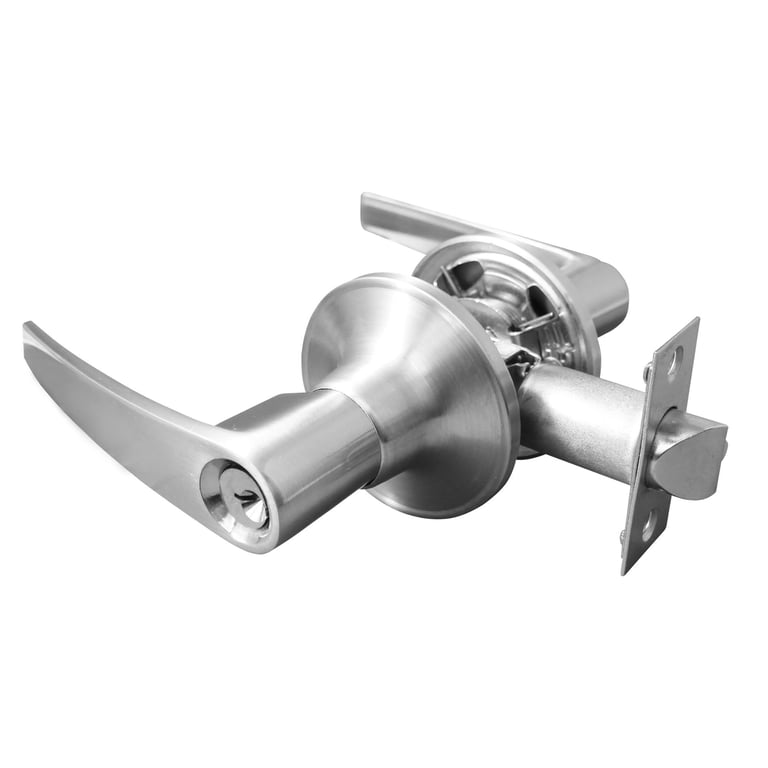 Cerradura de Manija Dormitorio Acero Karson | Sodimac Falabella