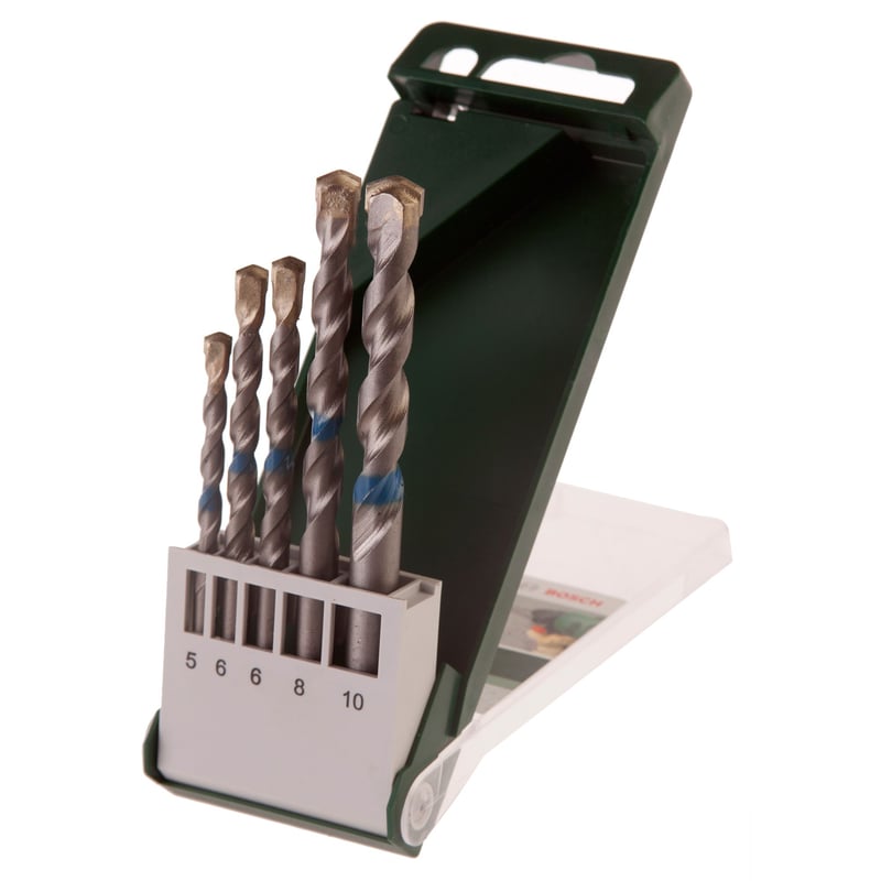 Set de Brocas Silver 5-10 mm 5 Piezas Bosch | Sodimac Falabella