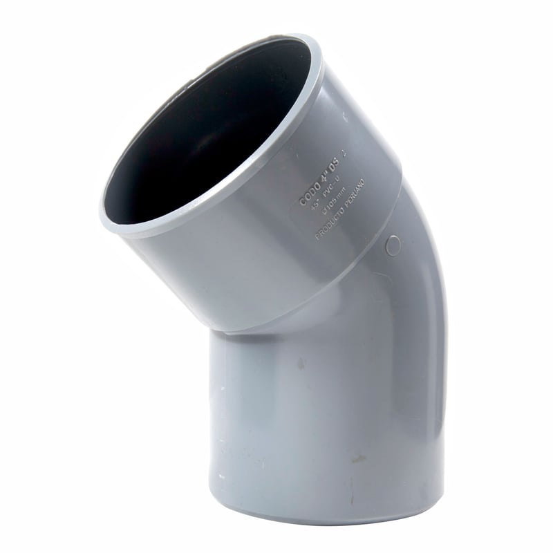 Codo PVC 45°x4" | Desague | Sodimac Perú