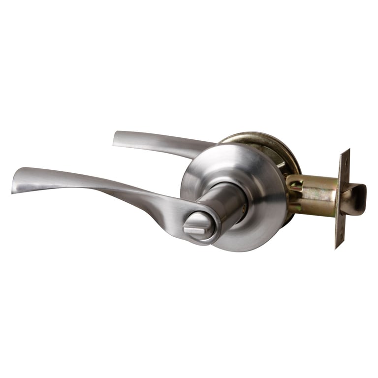 Cerradura de Manija Dormitorio Lincoln Acero Inoxidable | Sodimac Falabella