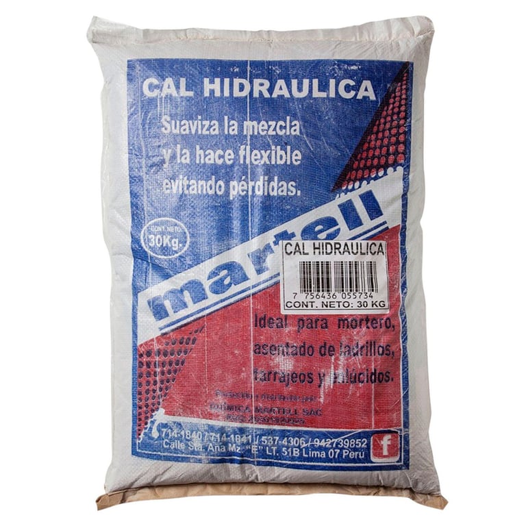 Cal Hidráulica Martell saco 30 Kg | Sodimac Falabella