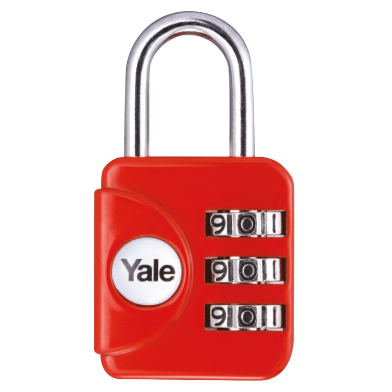Candado con Clave Yale YP1 28 mm Rojo | Sodimac Falabella