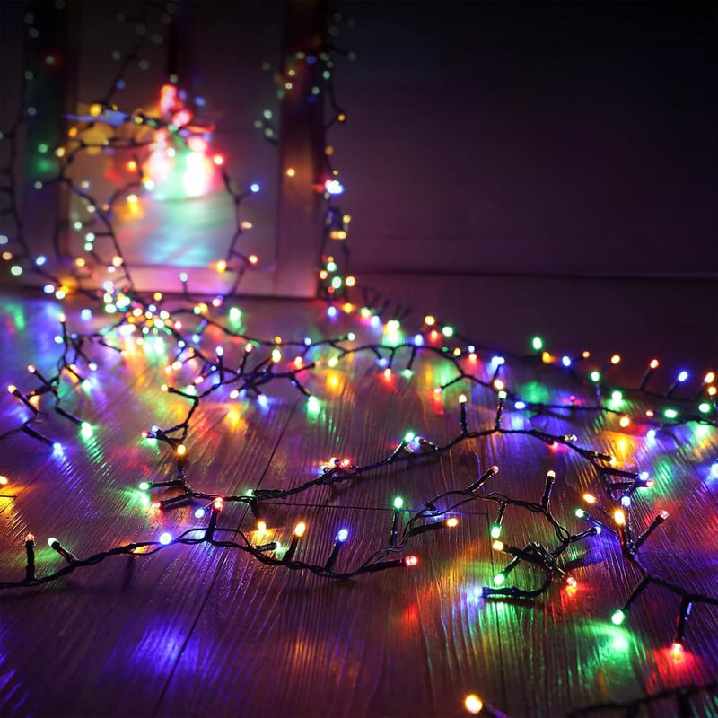 100 Luces LED Multicolor Navidad | Sodimac Falabella