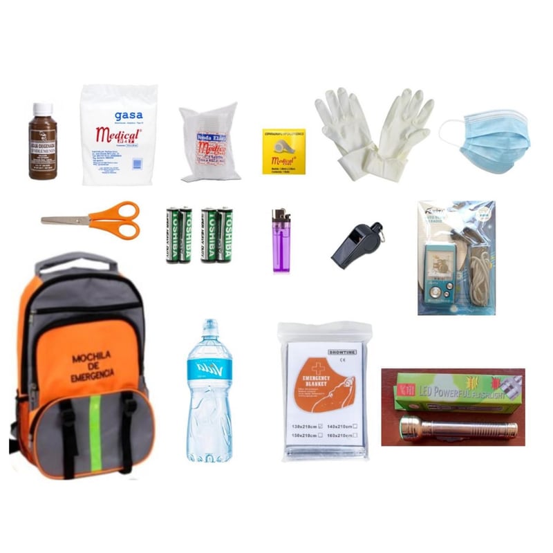 Mochila de Emergencia con Accesorios | Sodimac Falabella