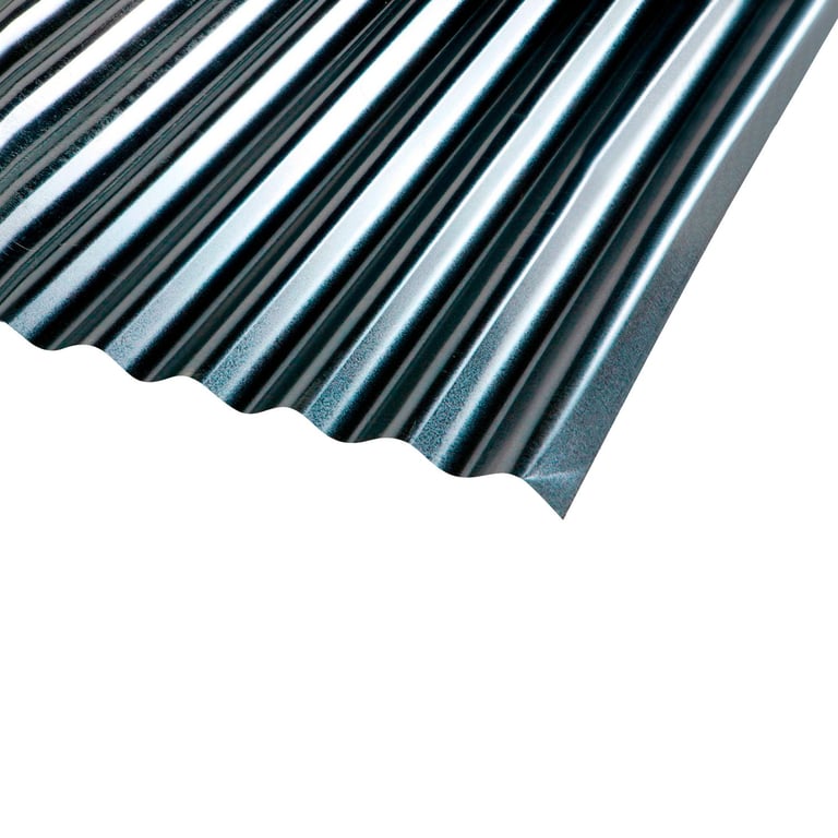 Calamina Acero Galvanizado Plateado 80 x 360 x 0.20 Aceros Arequipa ...