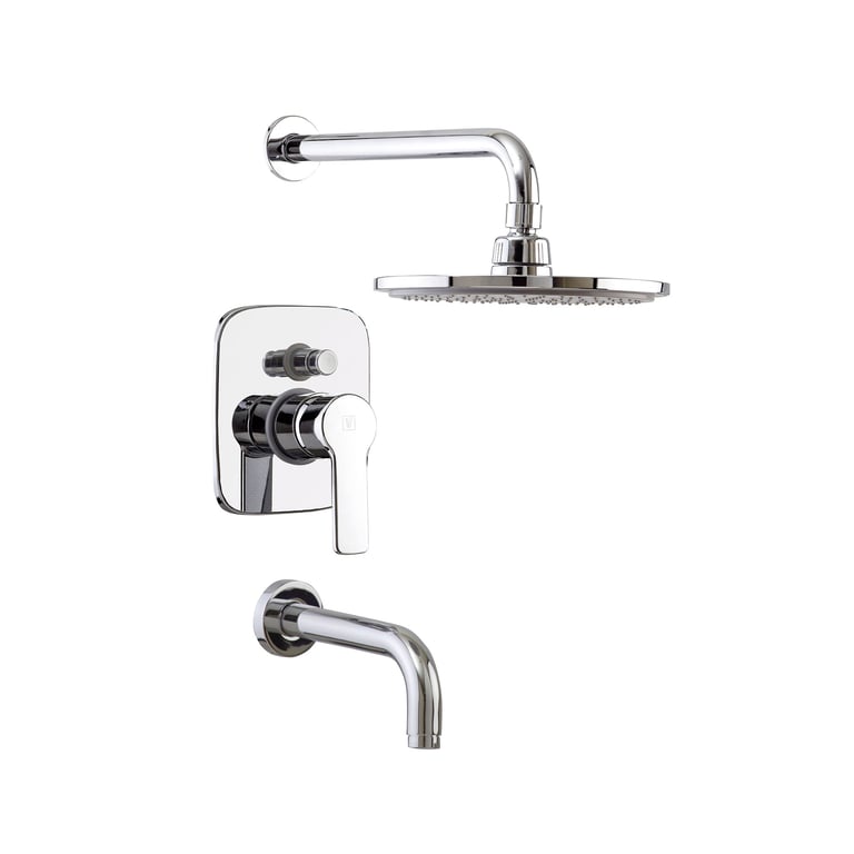 Mezcladora de Ducha Tina Monocomando Ocean Artic Morg | Sodimac Falabella