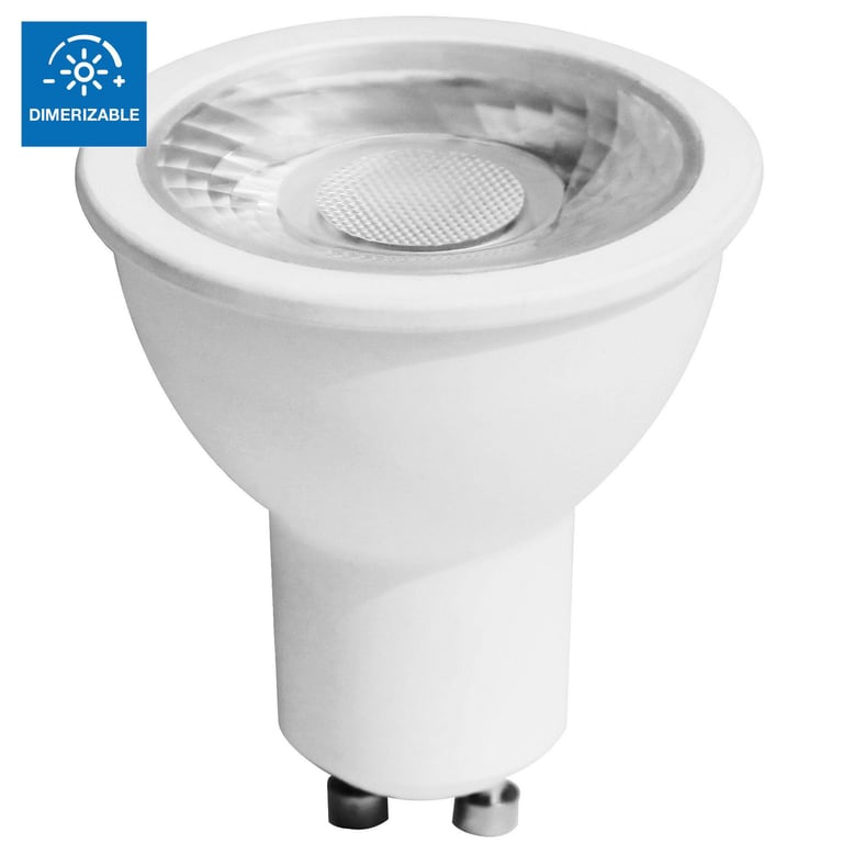 Foco Dicroico Led Cob 8W GU10 Dimerizable Luz Calida | Sodimac Falabella